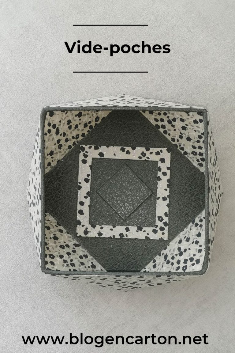 Cartonnage - Vide-poches - Cartonnage et créations
